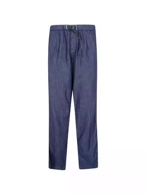WHITE SAND Belted Trousers