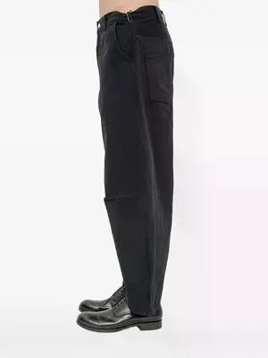 Comme Des Garçons Patch-pocket Curved Jeans