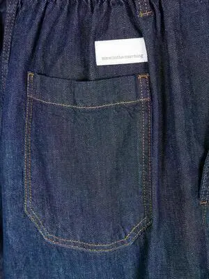 NINE:INTHE:MORNING Elasticated-waistband Denim Shorts