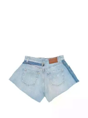 Pinko Raw-cut Denim Shorts