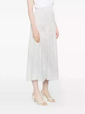Fedeli Ribbed Knit Midi Skirt
