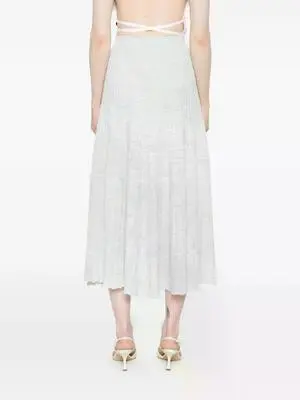 Fedeli Ribbed Knit Midi Skirt
