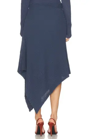 Victoria Beckham Draped Midi Skirt - Eclipse