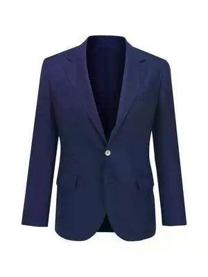 Brunello Cucinelli Notch-lapels Blazer - Blue
