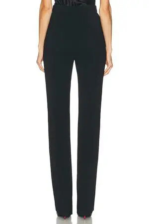 Valentino Garavani Double Crepe Stretch Pant - Nero