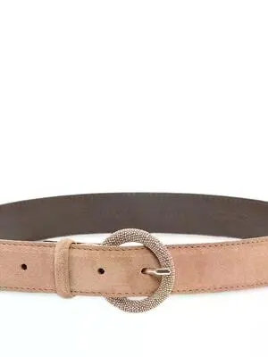 ORTIGNI Round-buckle Belt - Neutrals