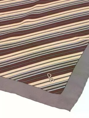 Roberta Di Camerino Diagonal-stripe Scarf