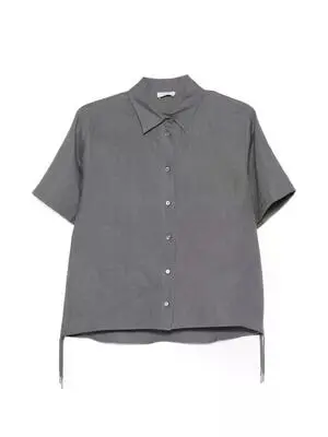 Peserico Short-sleeve Shirt With Drawstring Hem