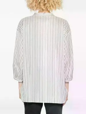 Peserico Striped Cotton Blouse