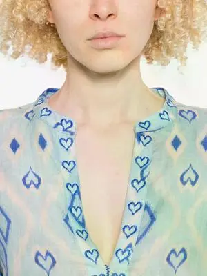 Nimo With Love V-neck Maxi Kaftan