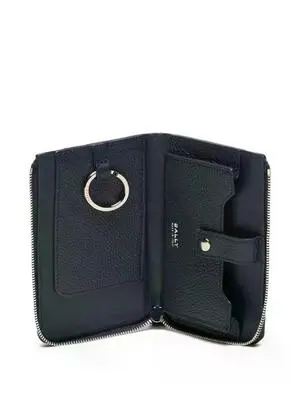 Bally Capitol Logo-detail Grained Leather Card Holder