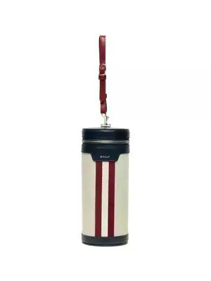 Bally Tennis Collection Canvas Ball Case - Neutrals