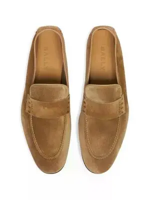 Bally Elios Suede Loafers - Neutrals