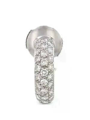 Cartier 1990s Mimi Diamond Hoop Earrings