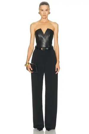 Ralph Lauren Harling Bust Strapless Blouse