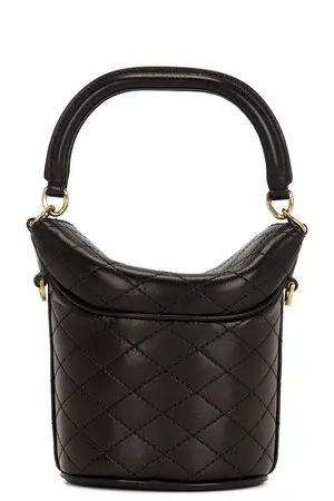 Saint Laurent Mini Top Handle Bucket Bag - Nero