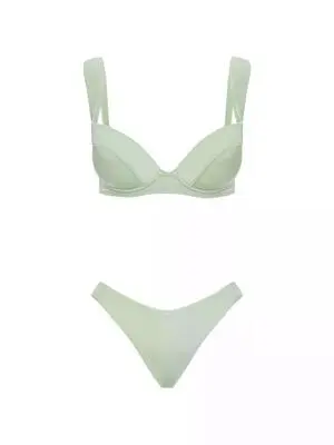 NOIRE SWIMWEAR Ava Ivy Underwire Bikini - Green