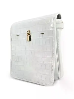 MADISON MAISON Crossbody Bag With Embossed Texture - White