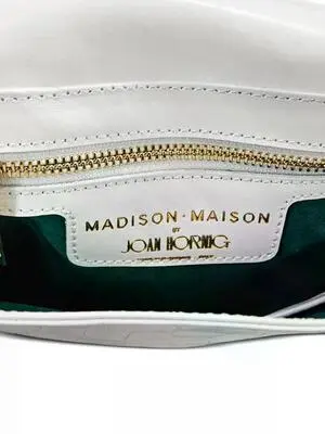 MADISON MAISON Crossbody Bag With Embossed Texture - White