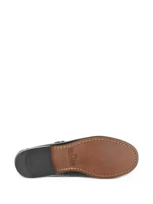 SEBAGO Buckle-strap Whipstitch Ballet Flats - Blue
