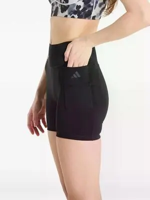 Adidas Logo-print Shorts - Black