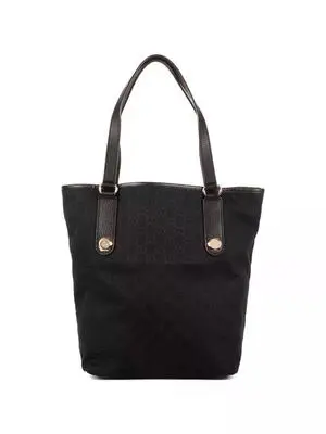 Gucci Gg Supreme Tote Bag - Black