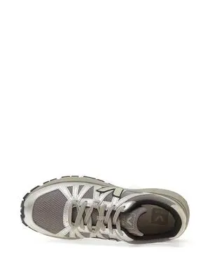 VEJA Salar Metallic-effect Sneakers - Silver