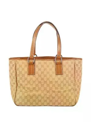 Gucci Gg Canvas Tote Bag - Neutrals