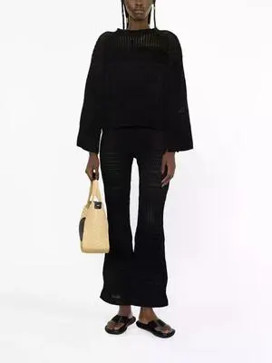 Stella McCartney Knitted Flared Trousers