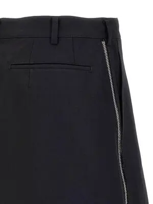 Comme Des Garçons Herringbone Side-zip Shorts
