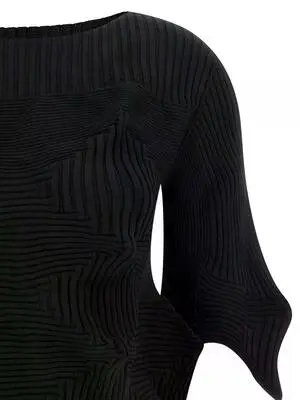 Issey Miyake Linkage Ribbed-knit Top