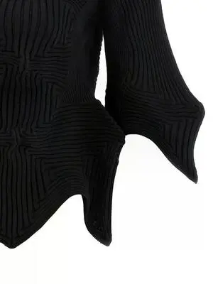 Issey Miyake Linkage Ribbed-knit Top