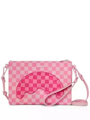 SPRAYGROUND Sharks In Paris Checkered Clutch