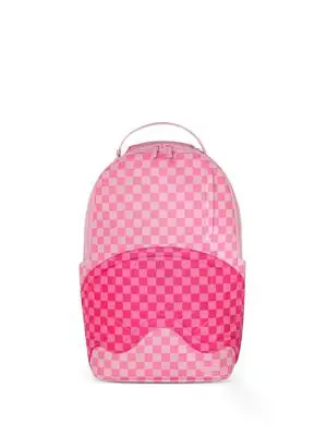 SPRAYGROUND Sharks In Paris Checkerboard Backpack - Pink