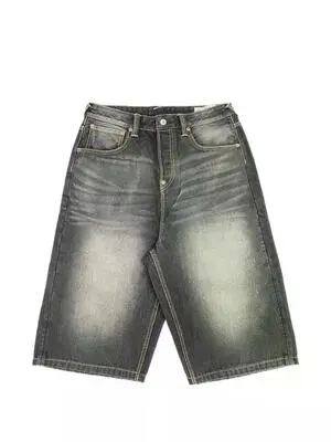 EVISU Seagull Embroidery Denim Shorts