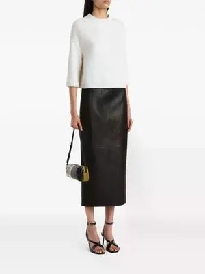 Khaite Sabina Cashmere Sweater - White