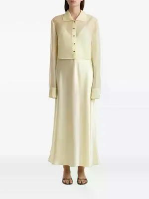 Khaite Jasen Organza Silk Shirt