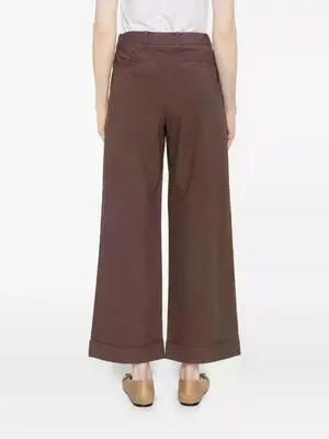 CELLAR DOOR Angie Pleated Trousers - Brown
