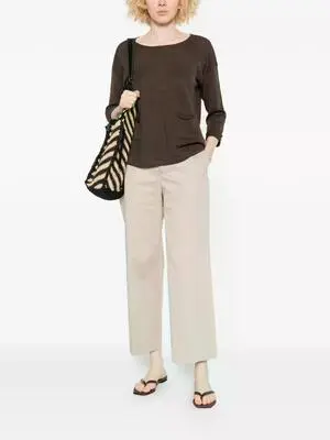 ANNE CLAIRE Patch-pockets Top