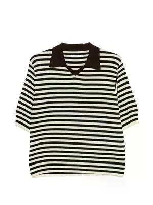 CORDERA Stripe-pattern Knitted T-shirt