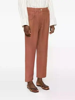 Brunello Cucinelli Elasticated-waistband Trousers - Brown
