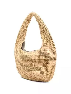 COCCINELLE Woven Shoulder Bag - Neutrals