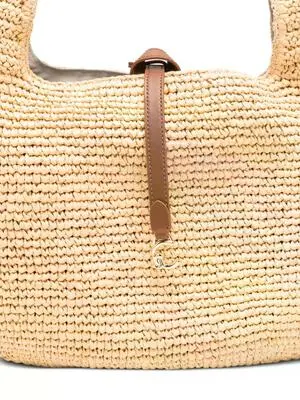 COCCINELLE Woven Shoulder Bag - Neutrals
