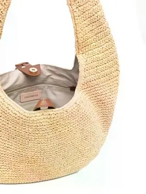 COCCINELLE Woven Shoulder Bag - Neutrals