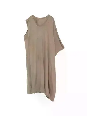 JULIUS Asymmetric Draped T-shirt - Neutrals