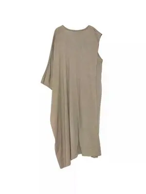 JULIUS Asymmetric Draped T-shirt - Neutrals