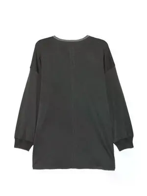 THE VIRIDI-ANNE Henley-neck T-shirt