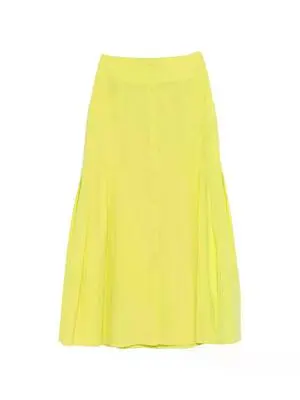 Patrizia Pepe Pleated Midi Skirt