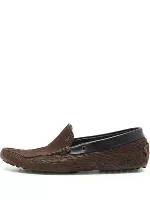TOD'S Suede Loafers - Brown