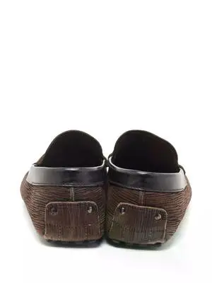 TOD'S Suede Loafers - Brown